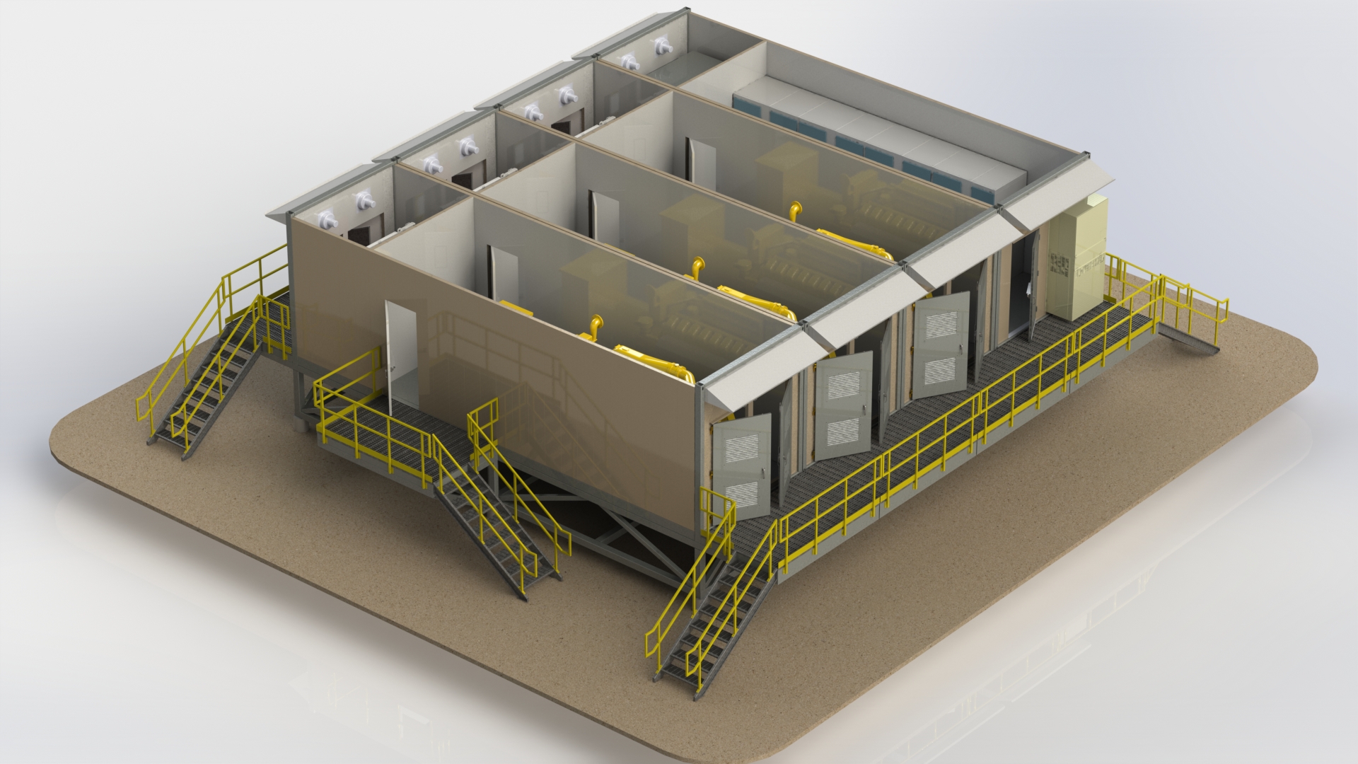 Walk-in, Modular Enclosures